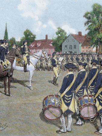 General Washington's Army in New York on July 9, 1776 by Howard Pyle ...